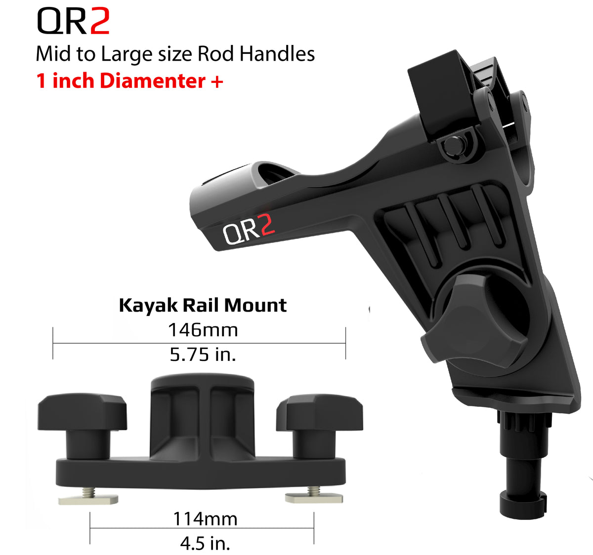 Stealth Mode Quick Release Fishing Rod Holders