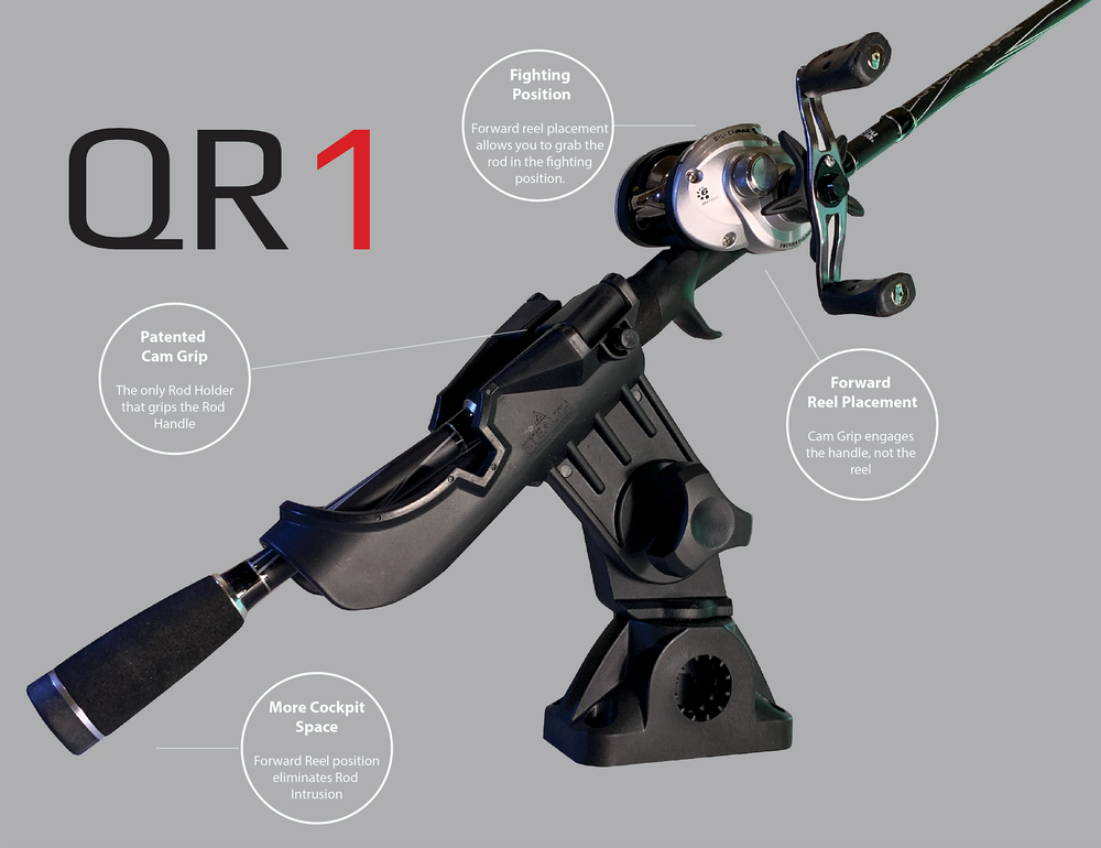 CAM Release Rod Holder - Stealth Rod Holders